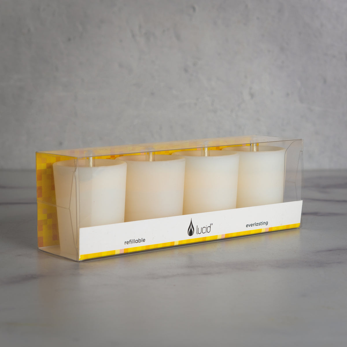 Votive Candle 4 Pack + Liter Bottle Lucid Liquid Gift Set – Lucid Candle