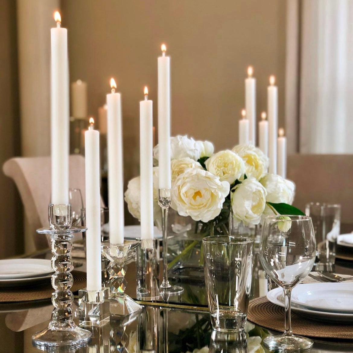 Lucid Candle | Natural Dinner Candle