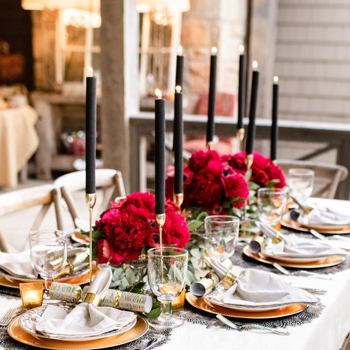 Lucid Candle | Black Dinner Candle